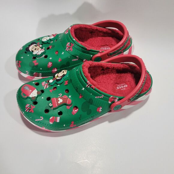 CROCS | Shoes | Crocs Dual Comfort Christmas Disney Sandals Sz 9 Women ...